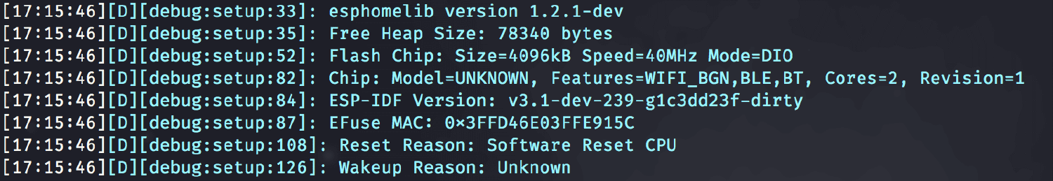 Debug Component - ESPHome - Smart Home Made Simple