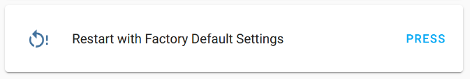 Factory Reset Button - ESPHome - Smart Home Made Simple